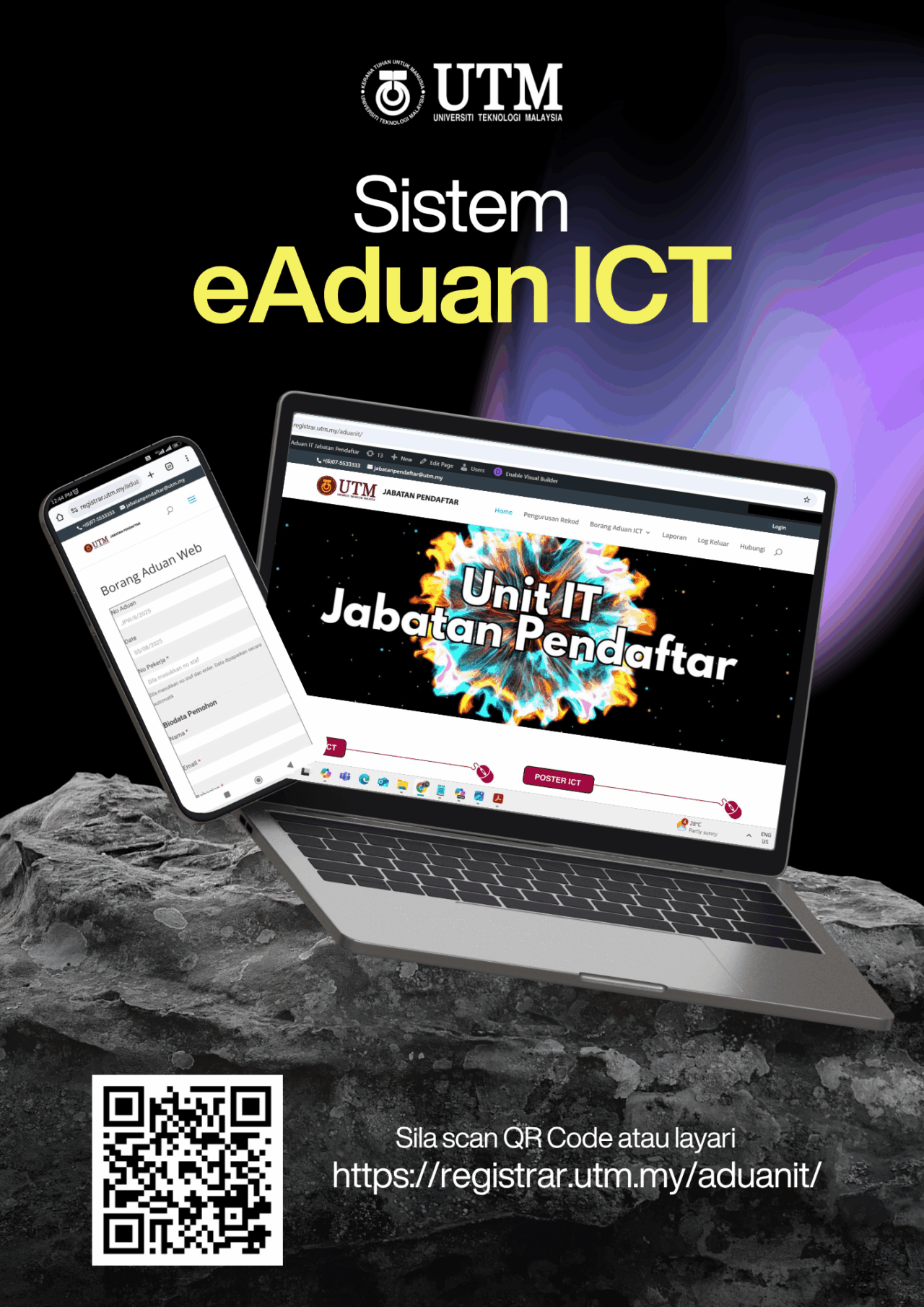 Aduan IT Jabatan Pendaftar | Laman Rasmi Unit It Jabatan Pendaftar