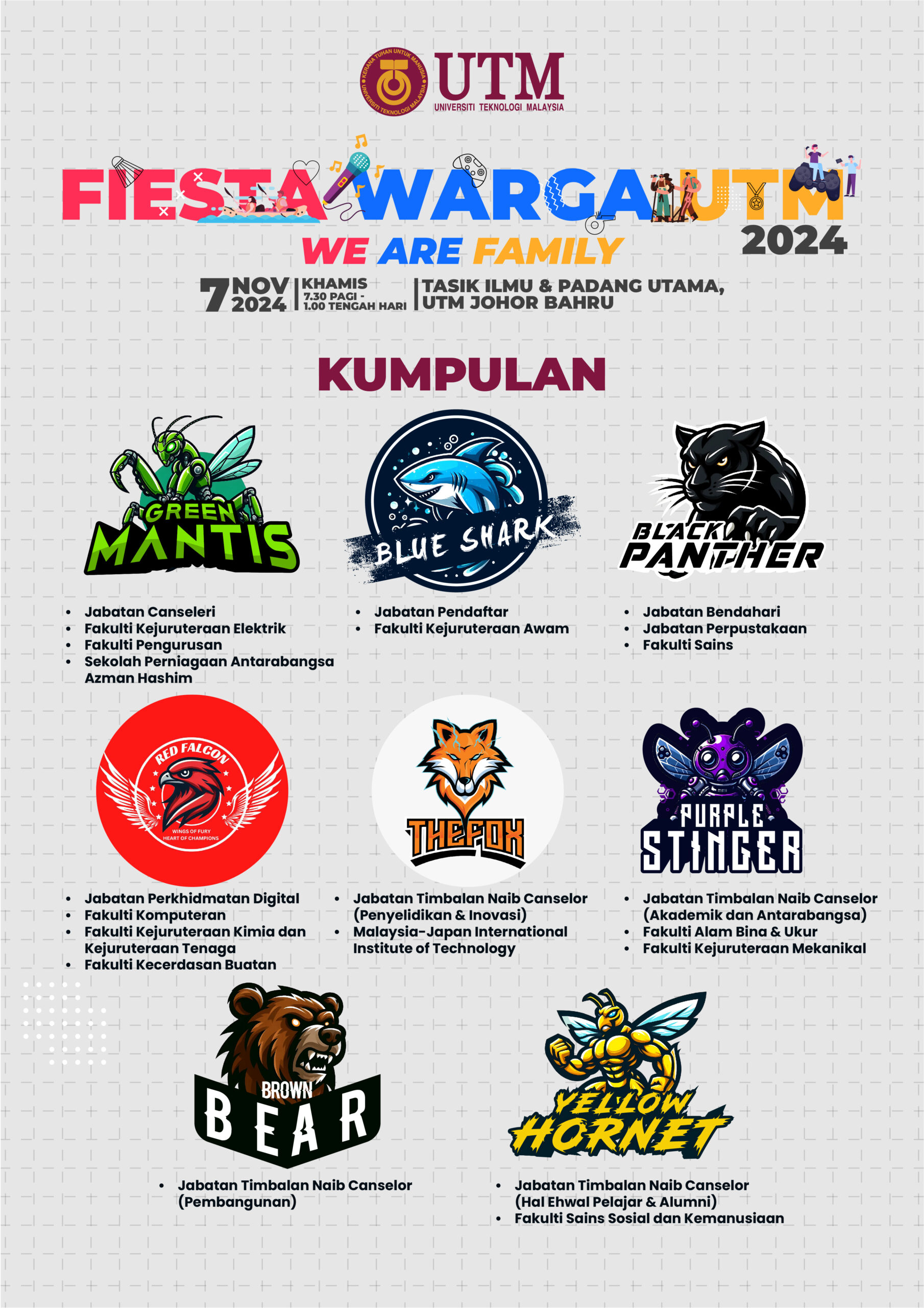 Fiesta Warga UTM | Jabatan Pendaftar